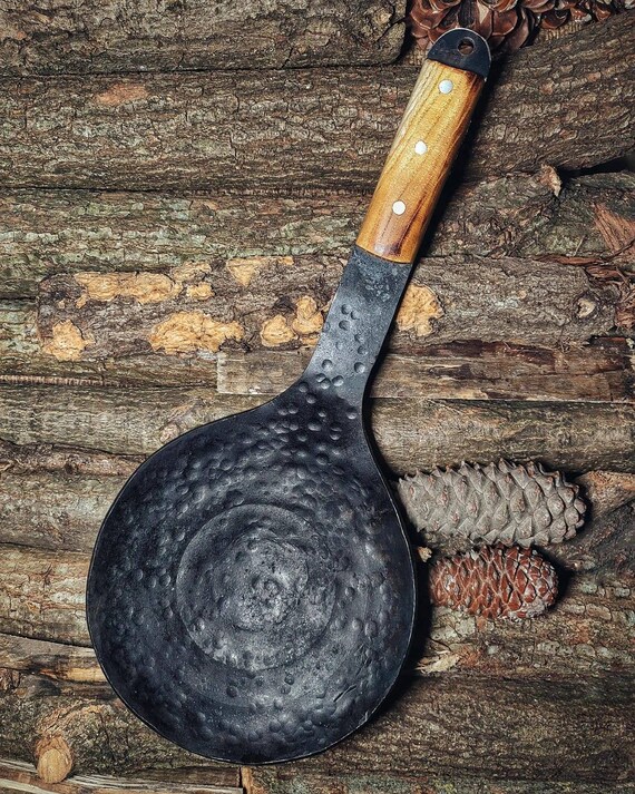 Bushcraft Handmade Blacksmith Forged Pan - Etsy