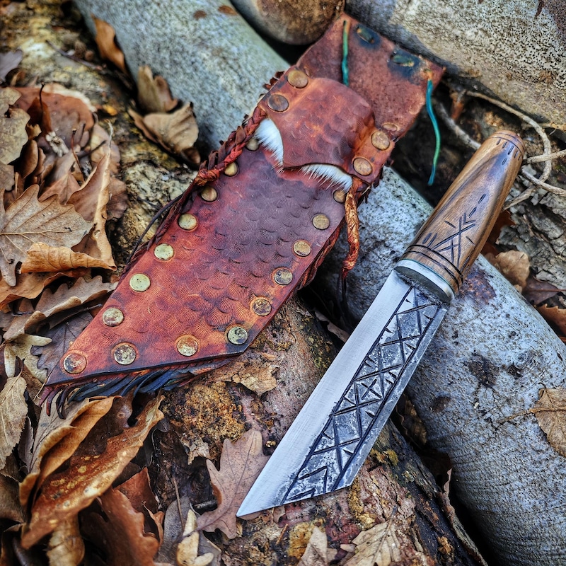 Primitive Knife - Etsy
