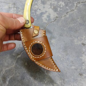 Totally Handmade Custom Blacksmith Knife With Leather Sheath - Etsy