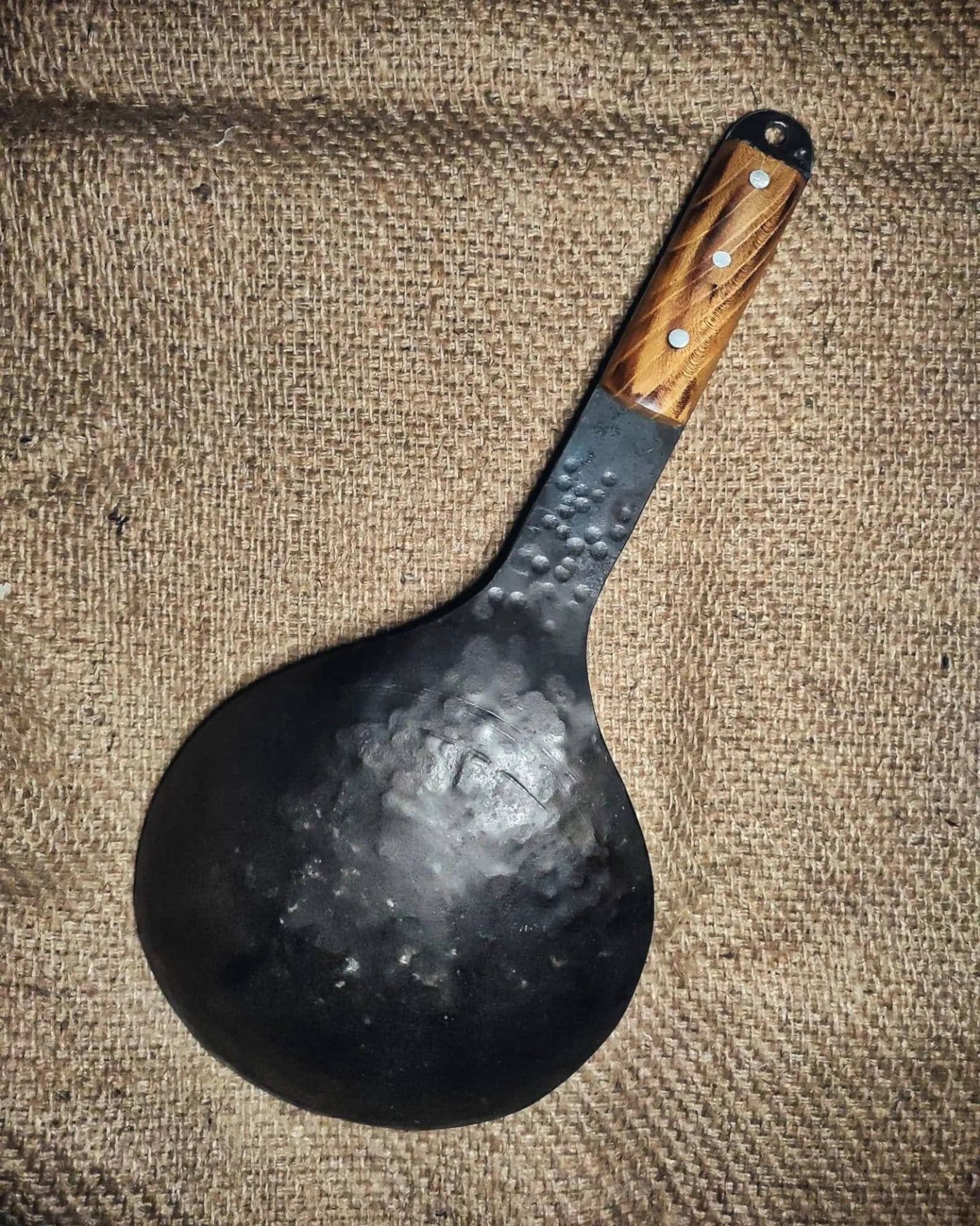Bushcraft Handmade Blacksmith Forged Pan - Etsy