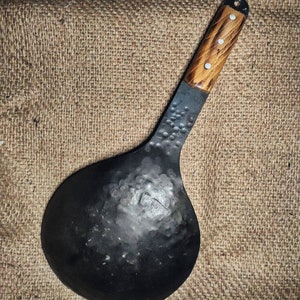 Bushcraft Handmade Blacksmith Forged Pan - Etsy