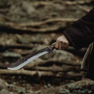 Handmade Forest Machete Knife With Back Sling and Leather Sheath - Etsy