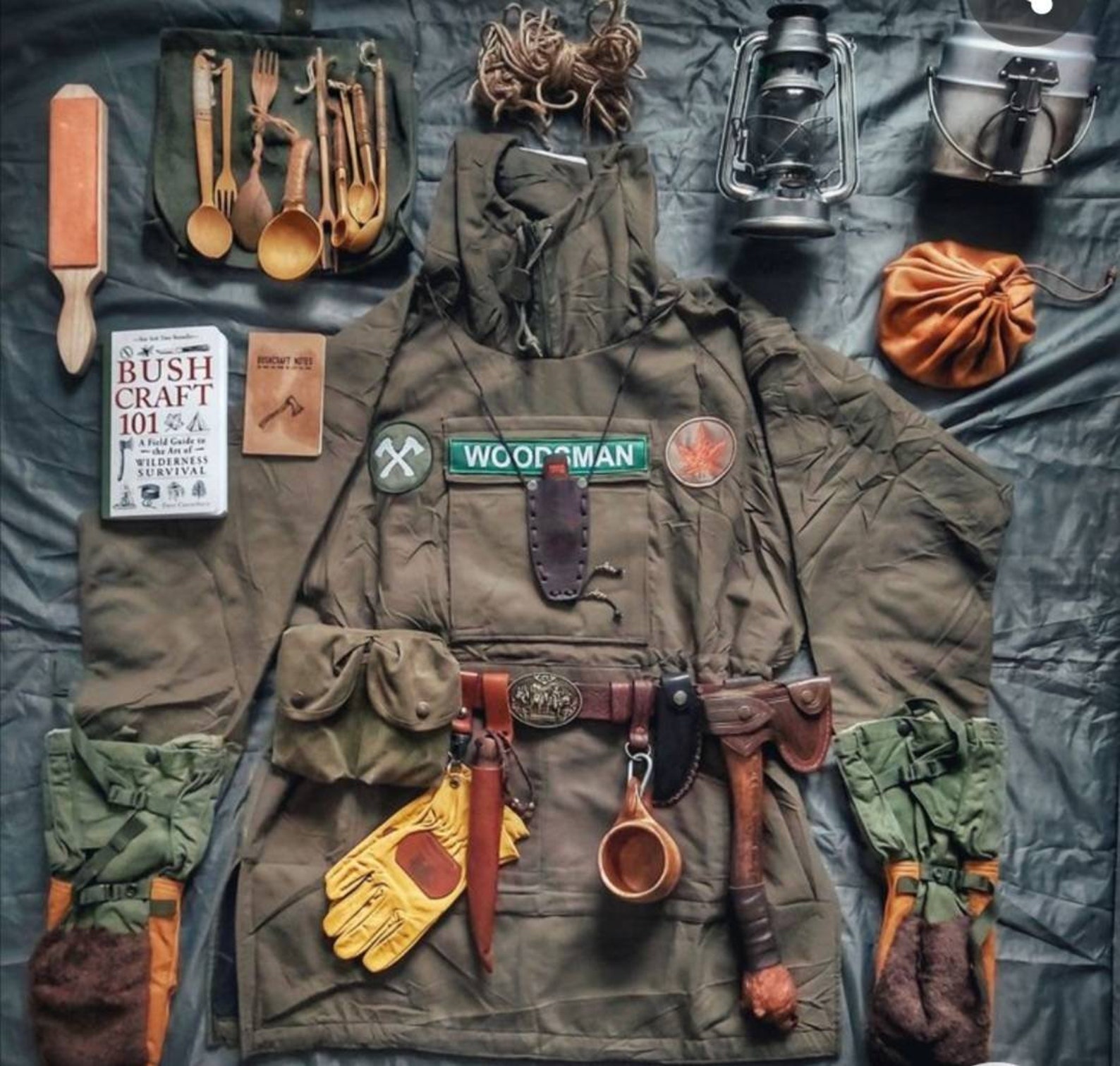 Bushcraft Anorak Wind Stopper Real Outdoor Clothe You Dont - Etsy Canada