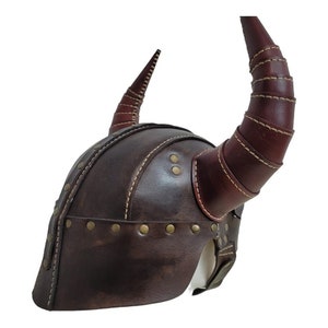 Handmade Genuine Leather Mask Mongolian Warrior Head Mask - Etsy