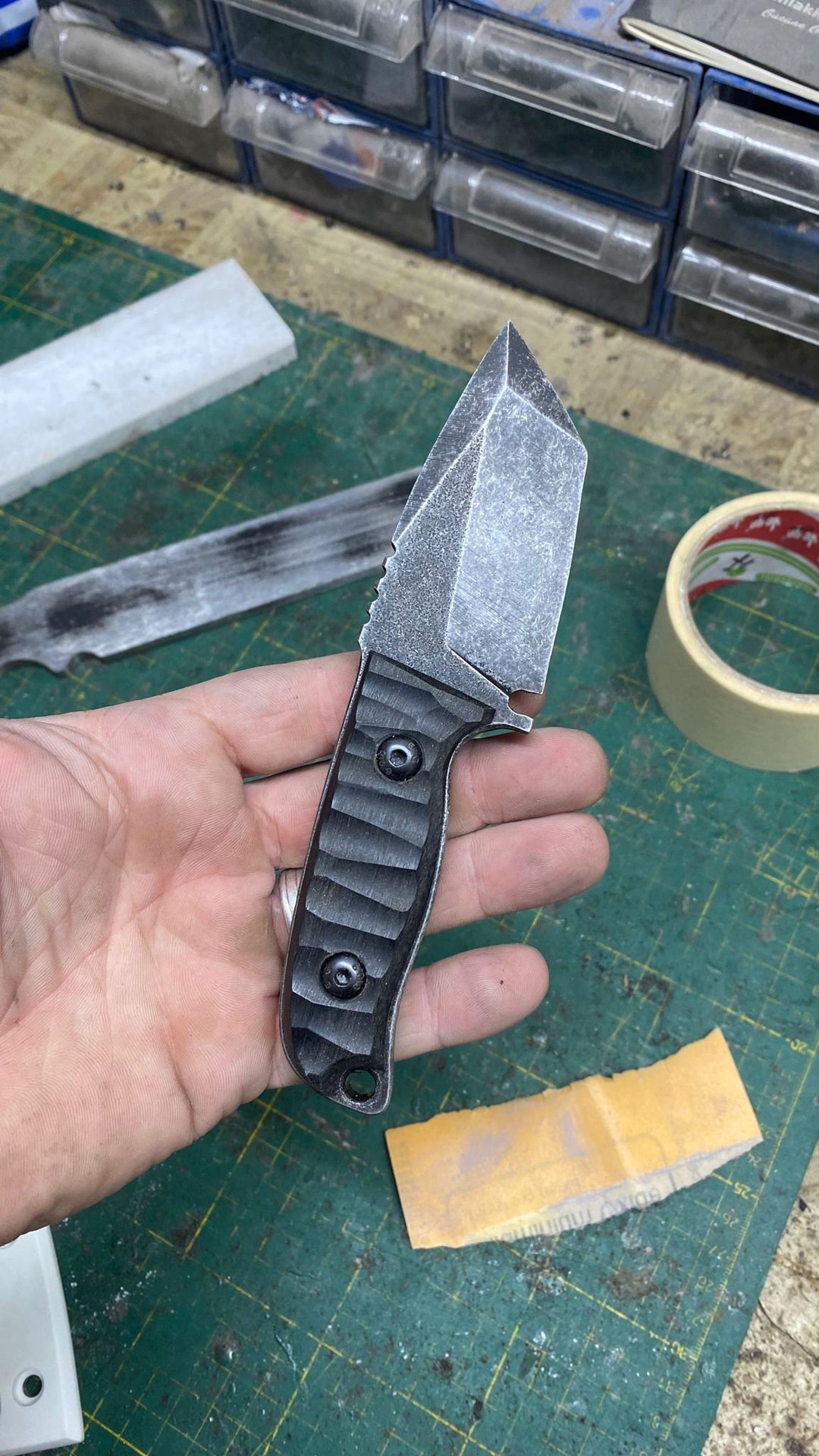 Custom Blacksmith Tactical Knife With Kydex Sheath - Etsy