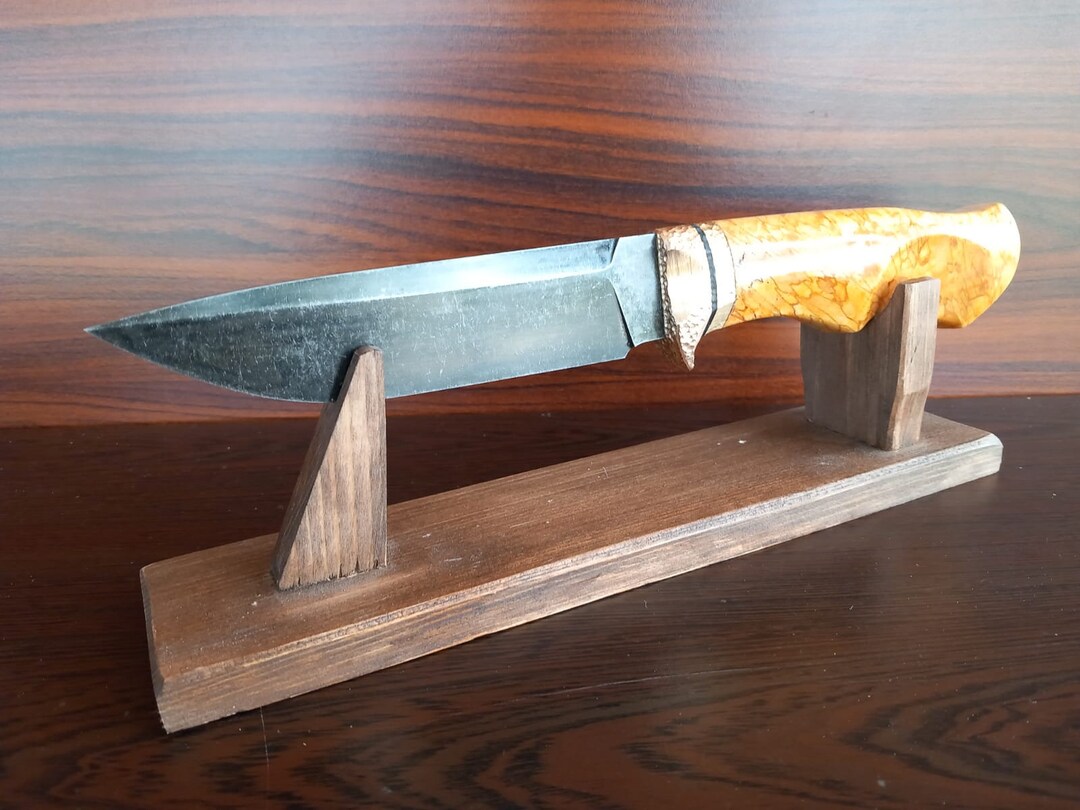 Blacksmith Hand Forge Handmade Custom Knife With Leather Sheath - Etsy