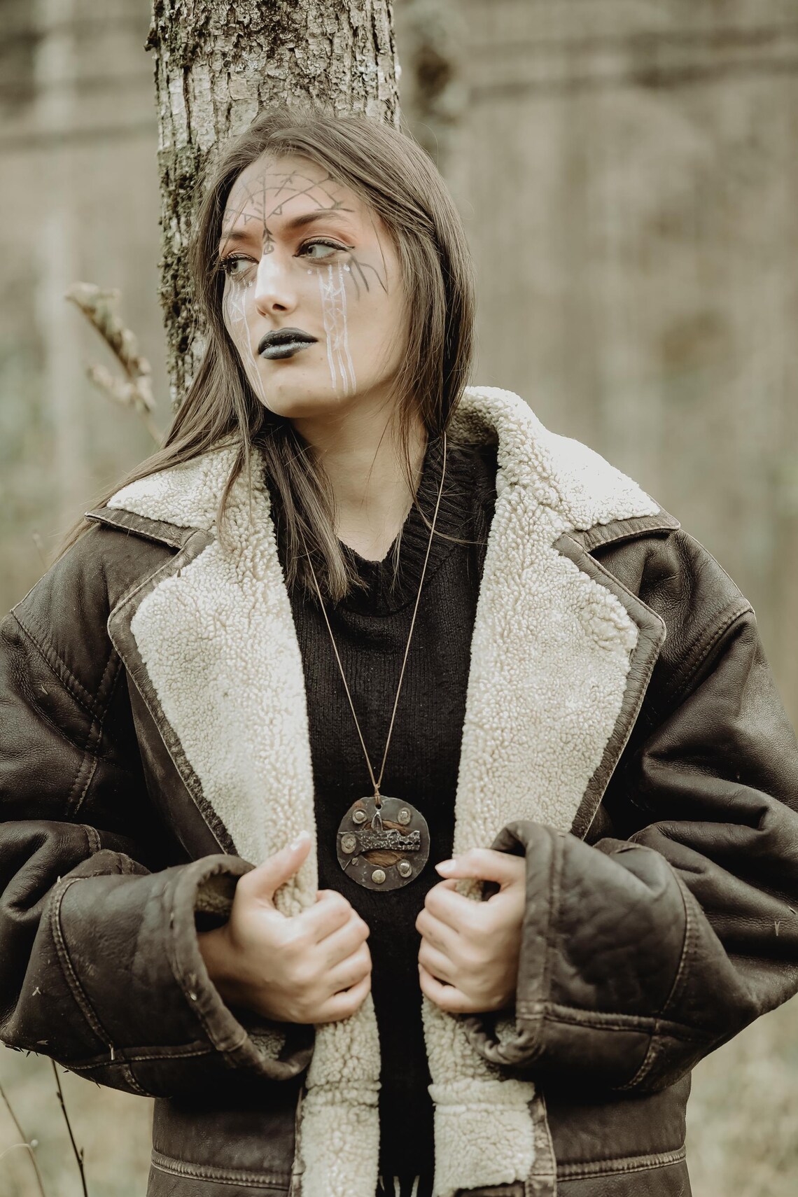 Handmade Blacksmith Primitive Style Alpha Wolf Pendant Necklace - Etsy