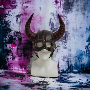 Handmade Genuine Leather Mask Mongolian Warrior Head Mask - Etsy