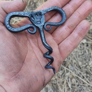 Hand-forged Rustic Corkscrew: Embrace the Art of Wine Opening - Etsy