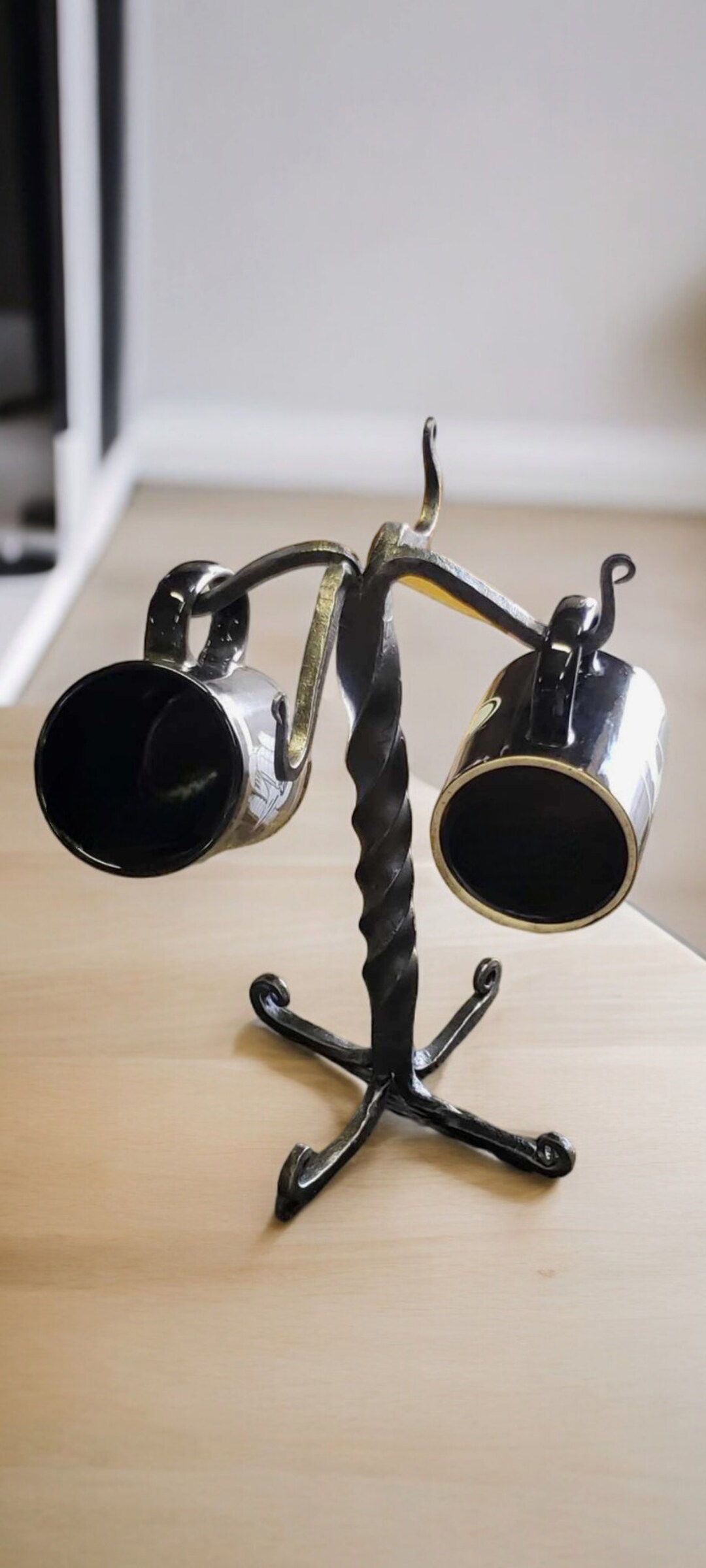 Blacksmith Rustic Style Medivial Mug Holder - Etsy