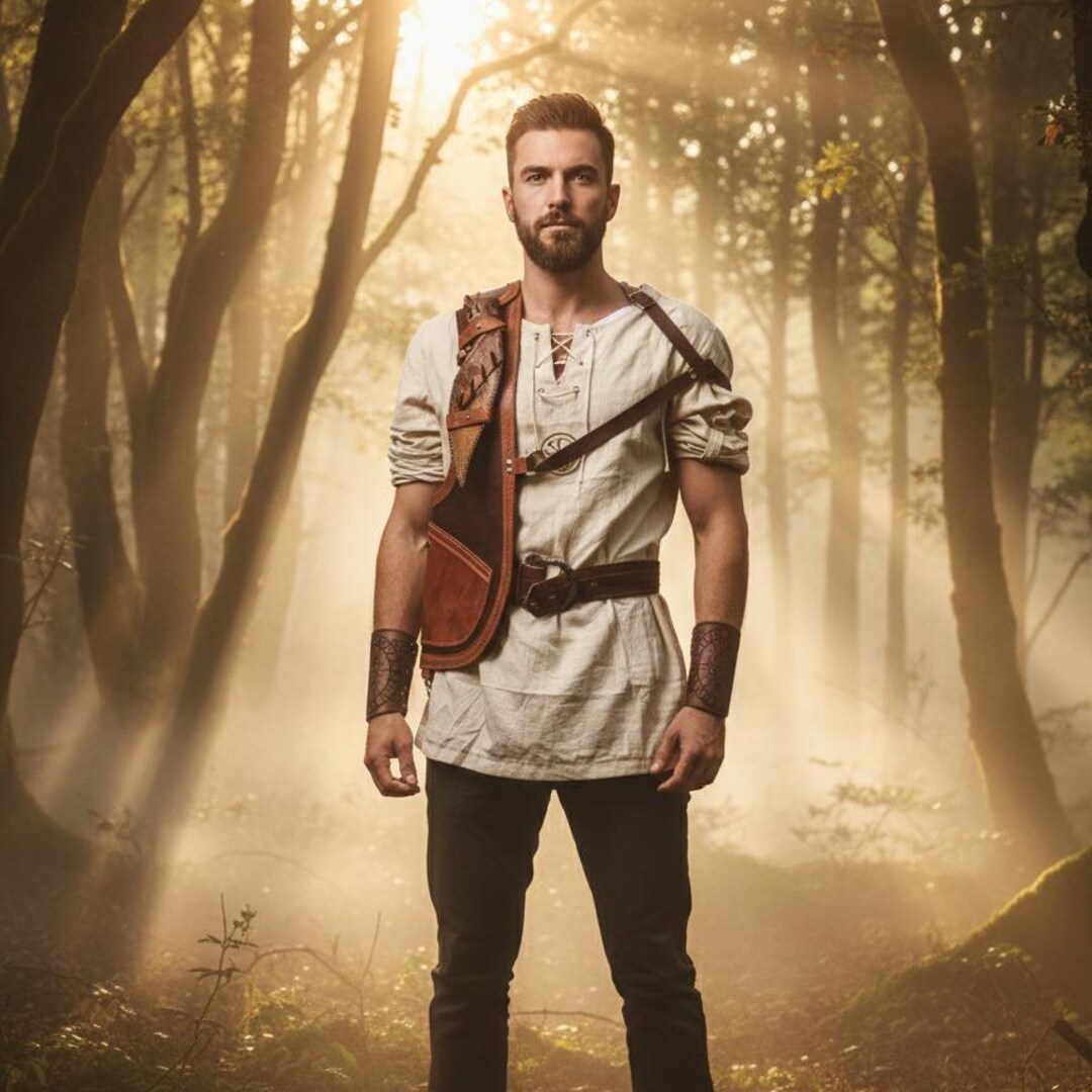Handmade Genuine Leather Tactical Vest: Bushcraft Wear - Etsy
