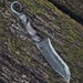 Blacksmith Hand Forged Primitive Style Custom Carbon Steel Knife With ...