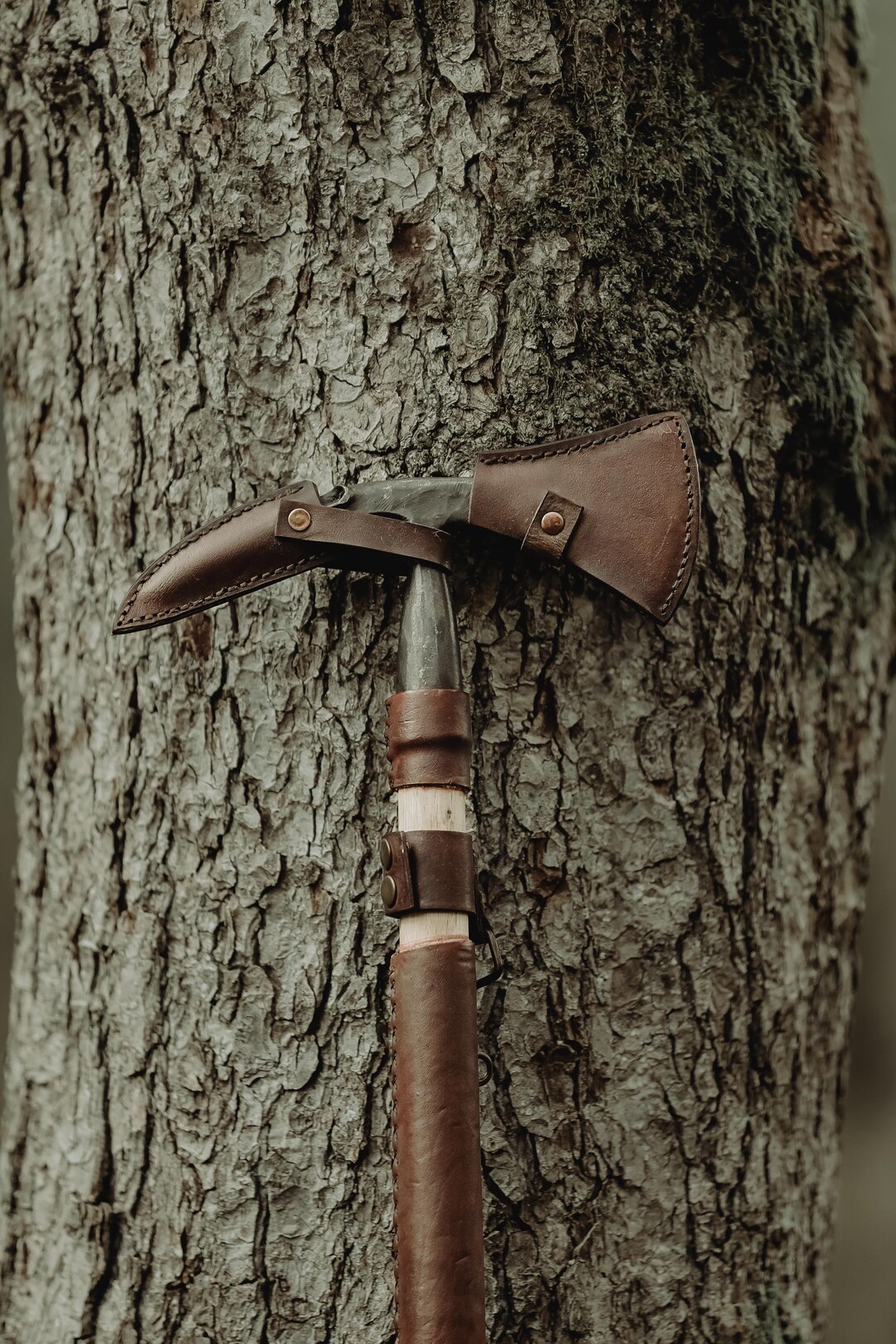 Handmade Bushcraft Trekking Axe Climbing Axe Ice Axe Baton Axe ...