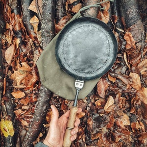 Bushcraft Primitive Hand Forge Camp Pan - Etsy
