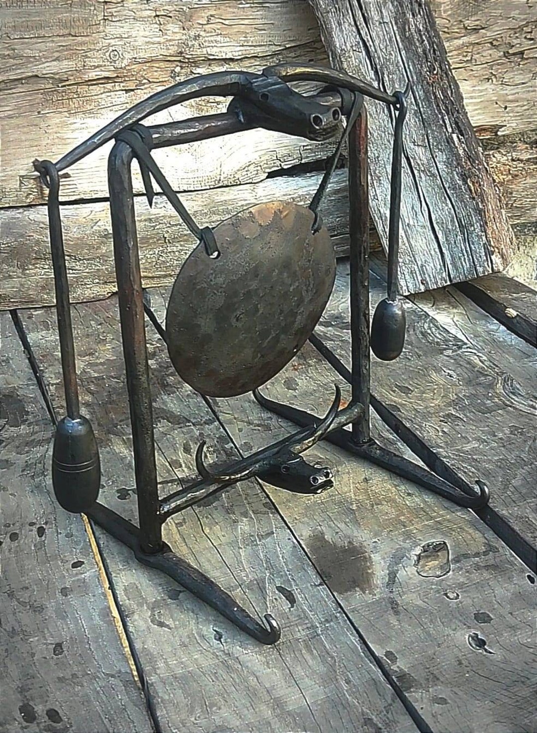 Hand-forged Tibetan Gong – Blacksmith Sound Healing Instrument for Deep ...