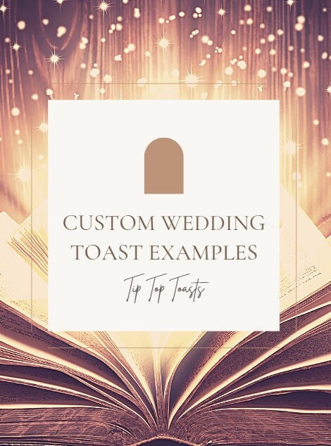 Custom Wedding Toast Examples & Template - Etsy