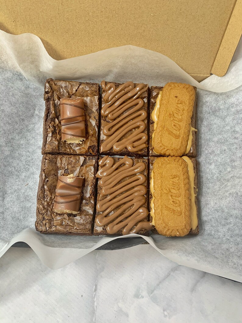 Mixed Postal Brownie Box Letterbox Brownies UK - Etsy UK