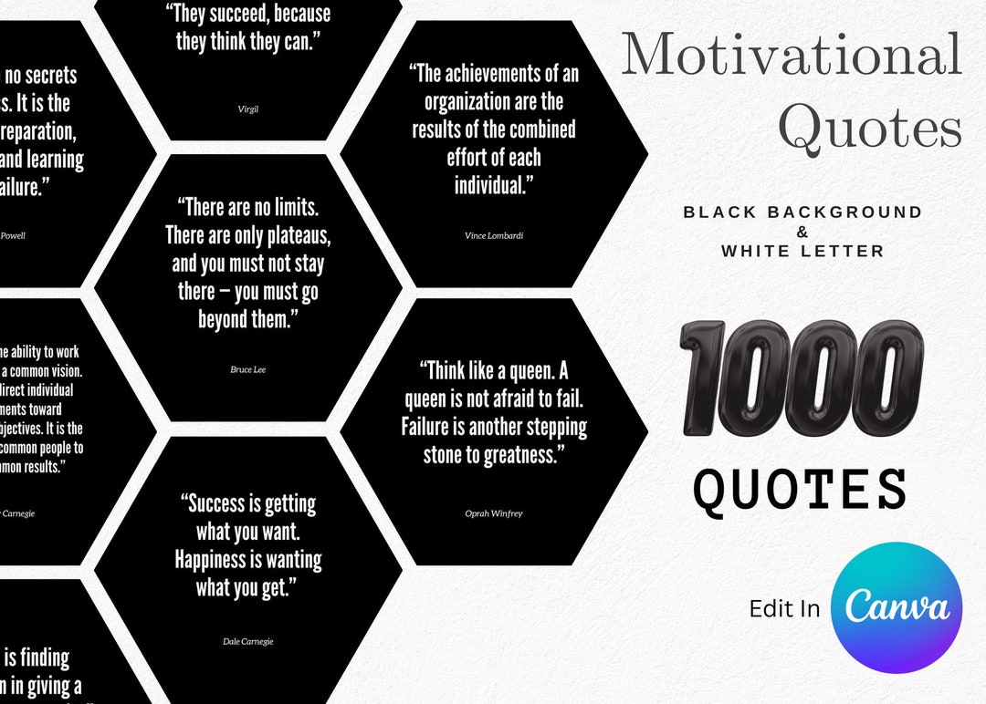 Motivational Quote Collection - Digital Prints for Instant Download - Etsy