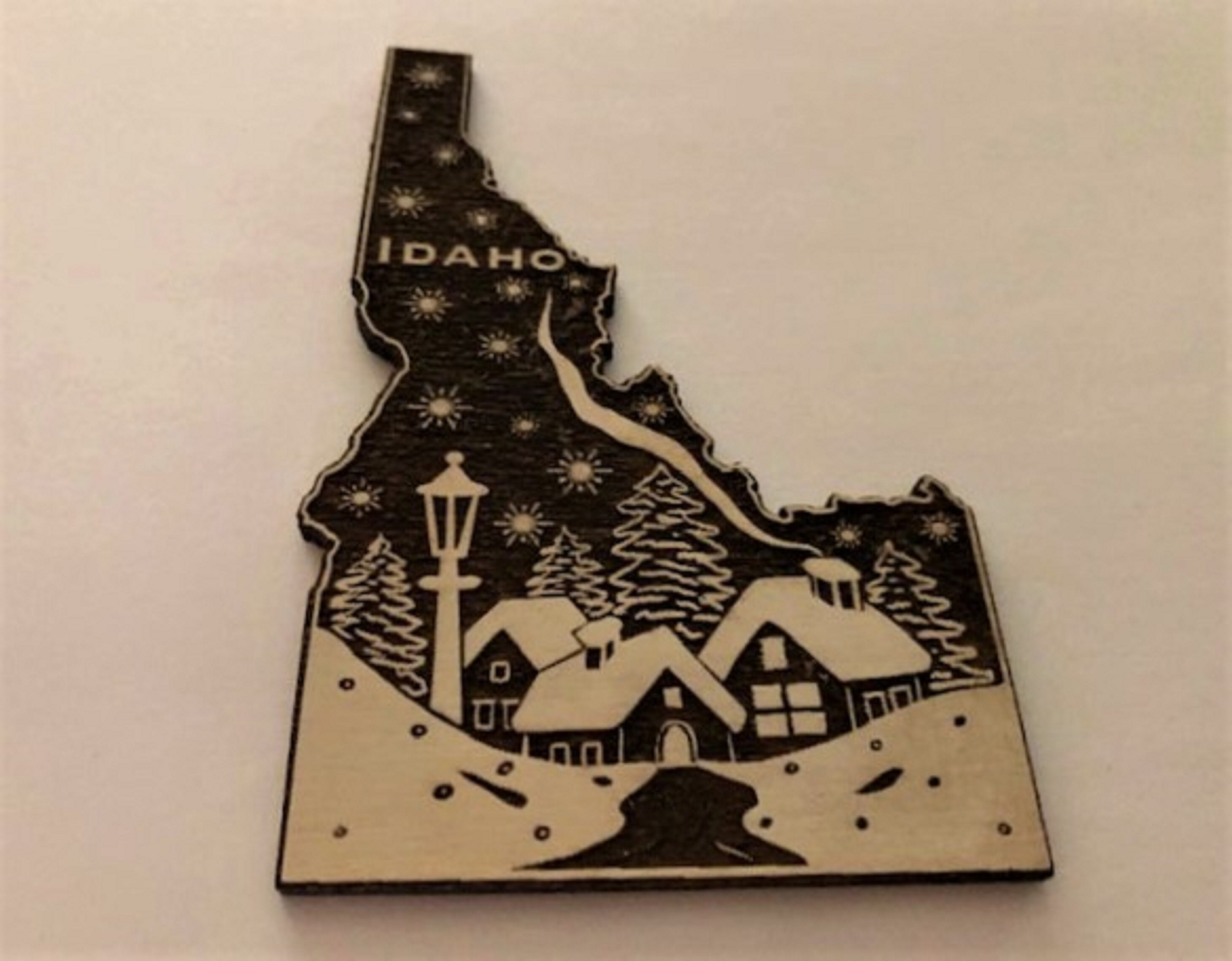Idaho Christmas Ornament Idaho Ornament State of Idaho - Etsy