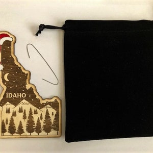 Idaho Christmas Ornament Idaho Ornament State of Idaho | Etsy