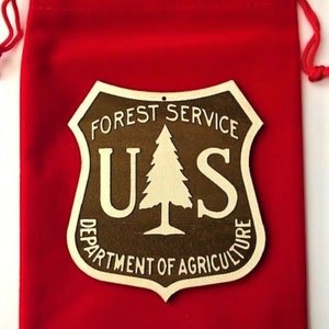 Forest Service Christmas Ornament, Forest Service Ornament, National ...