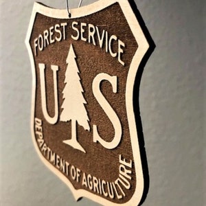 Forest Service Christmas Ornament, Forest Service Ornament, National ...