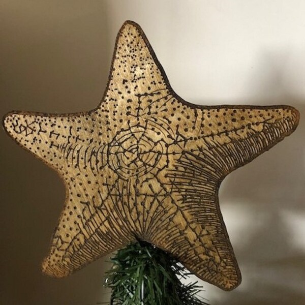 Starfish Tree Topper - Etsy