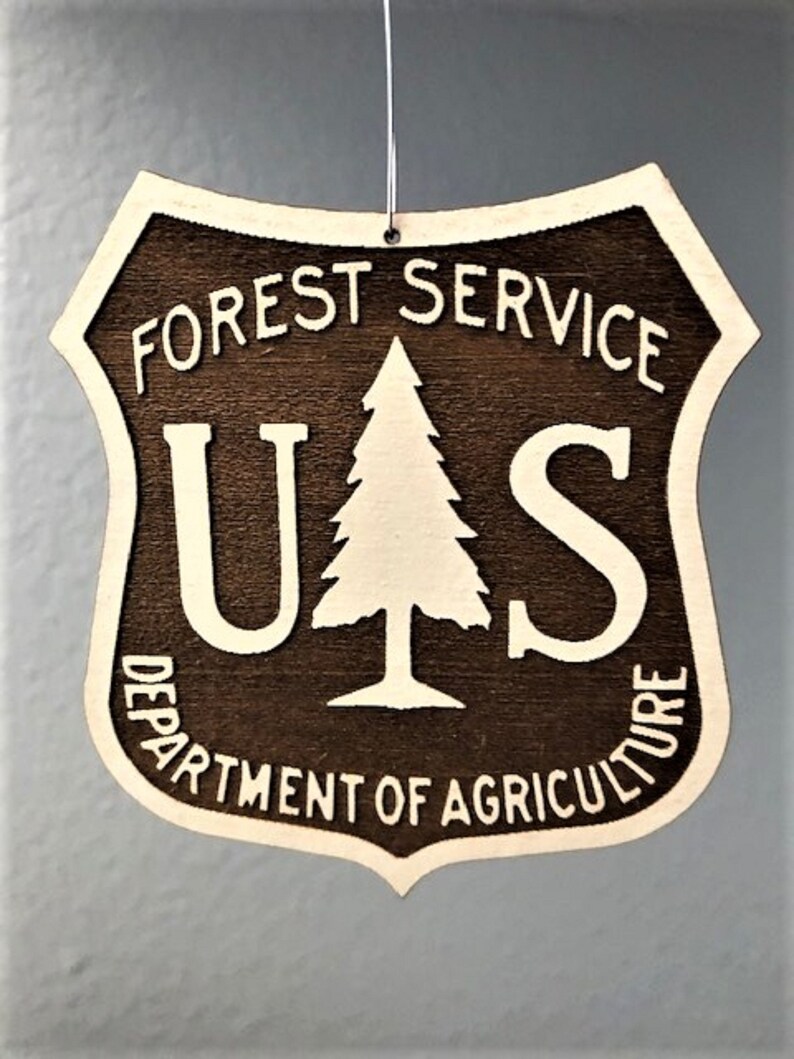 Forest Service Christmas Ornament, Forest Service Ornament, National ...