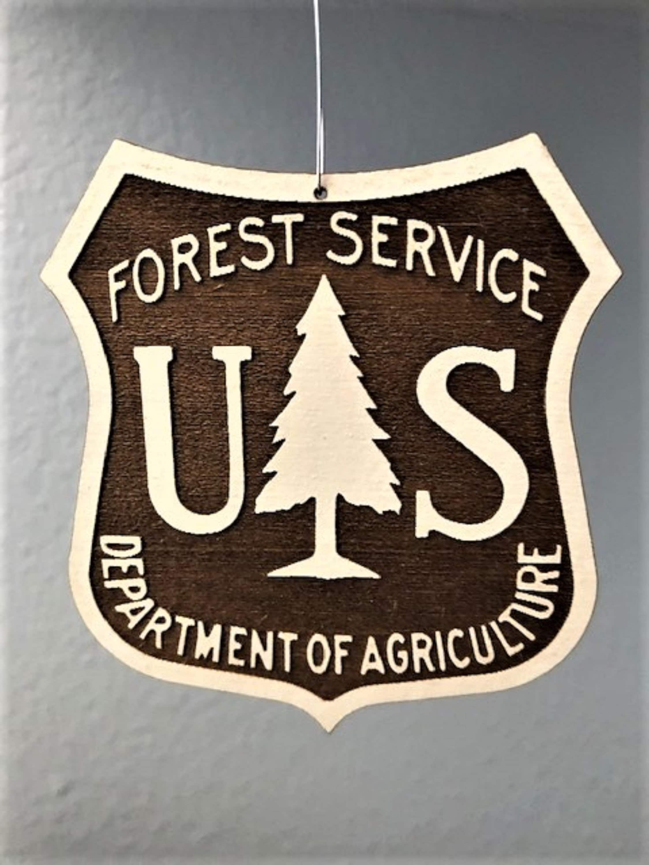 Forest Service Christmas Ornament, Forest Service Ornament, National ...