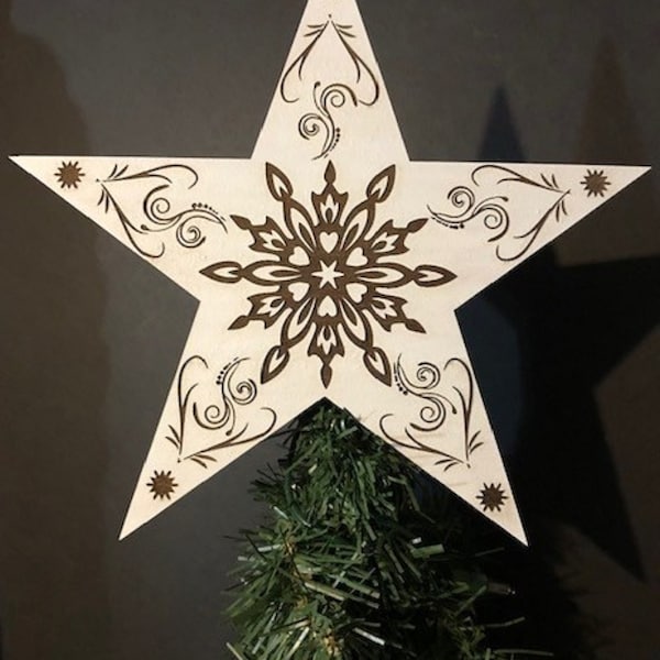 Star Tree Topper - Etsy