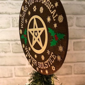 6-inch Winter Solstice Tree Topper, Winter Solstice Topper, Winter ...