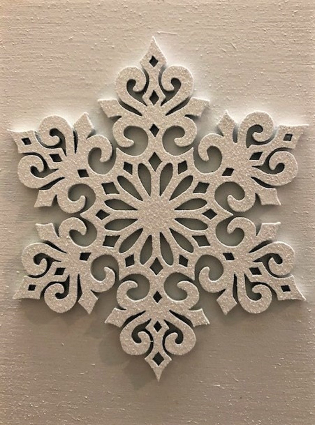 Custom Snow Flake Ornament, Snowflake, Snowflake Ornament, Diamond ...