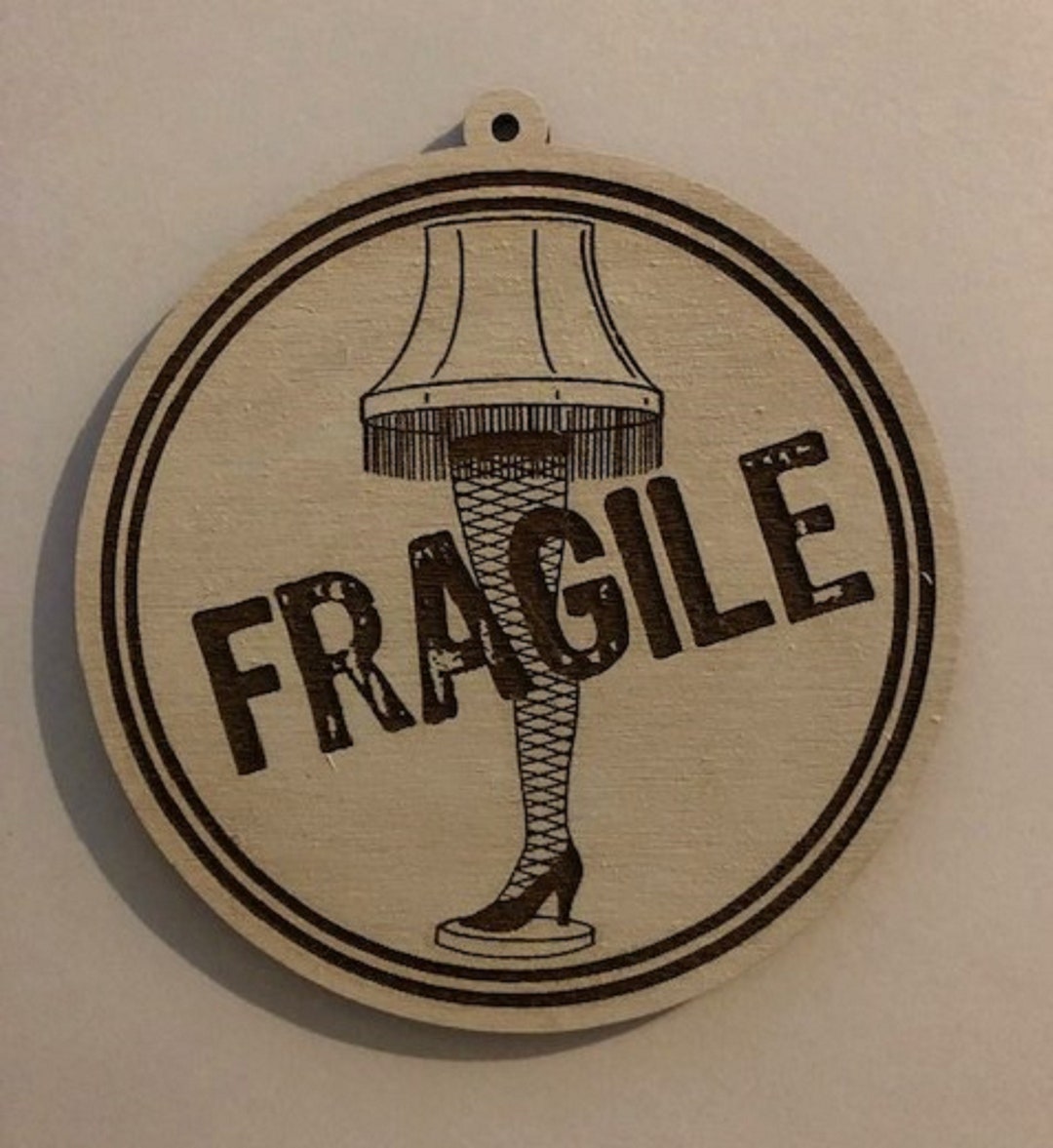 Leg Lamp Ornament, Fragile Christmas Ornament, Christmas Story Ornament ...