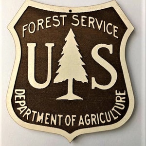 Forest Service Christmas Ornament, Forest Service Ornament, National ...