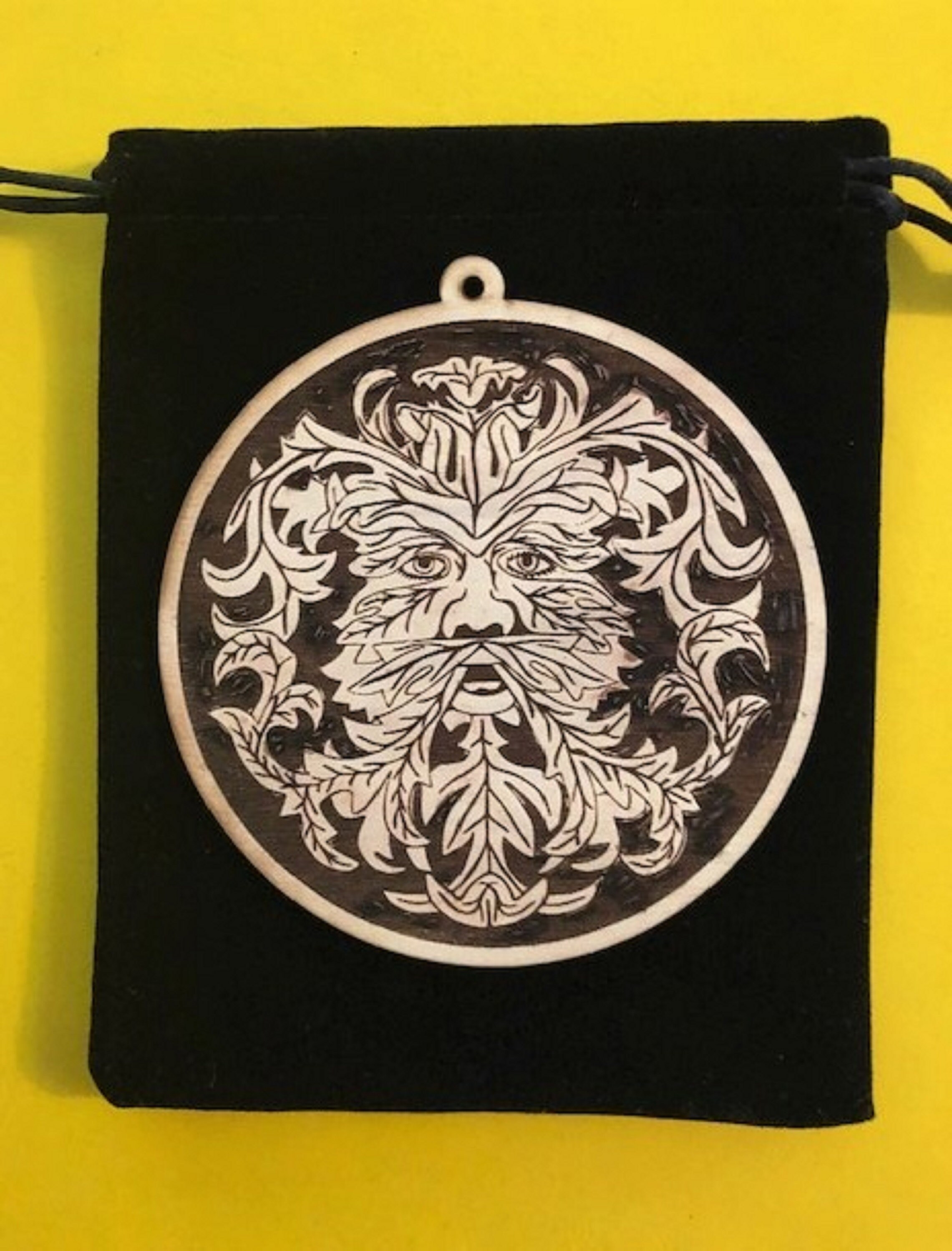 Green Man Christmas Ornament Green Man Ornament Garden | Etsy