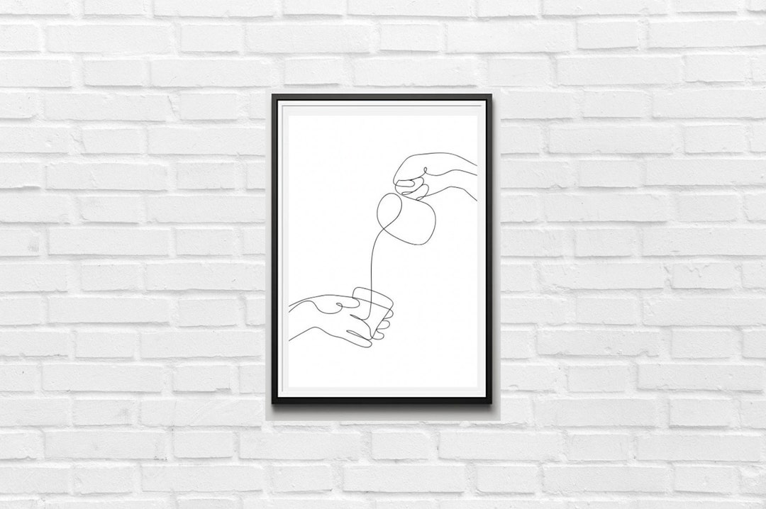 Coffee Line Art Digital Download - Etsy