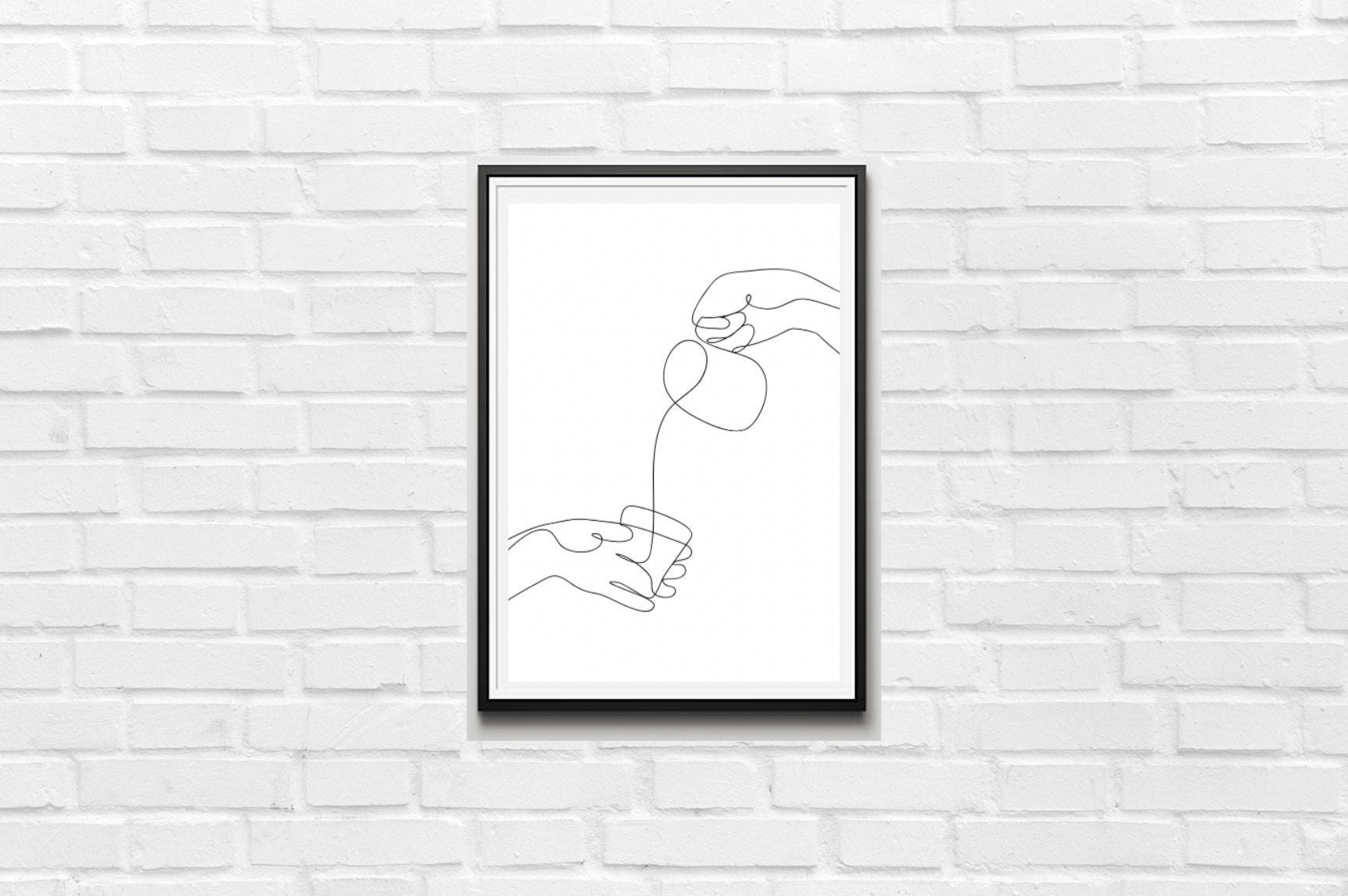 Coffee Line Art Digital Download - Etsy