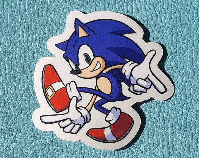 SONIC ADVENTURE Clear Vinyl Sticker - Etsy
