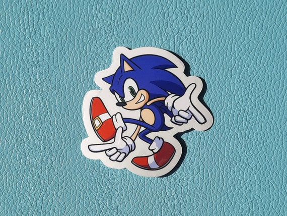 SONIC ADVENTURE Clear Vinyl Sticker | Etsy
