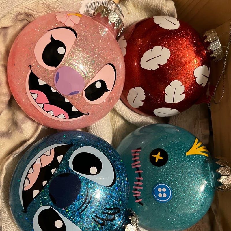 Christmas Lilo and Stitch Decorations - Etsy