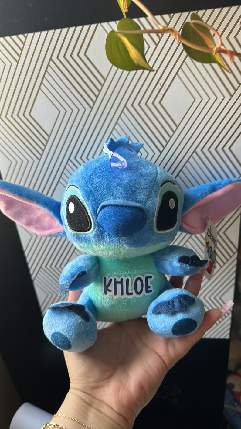 Personalize Blue and Pink Alien Friend| Love Stitch | Stitch and Angel ...