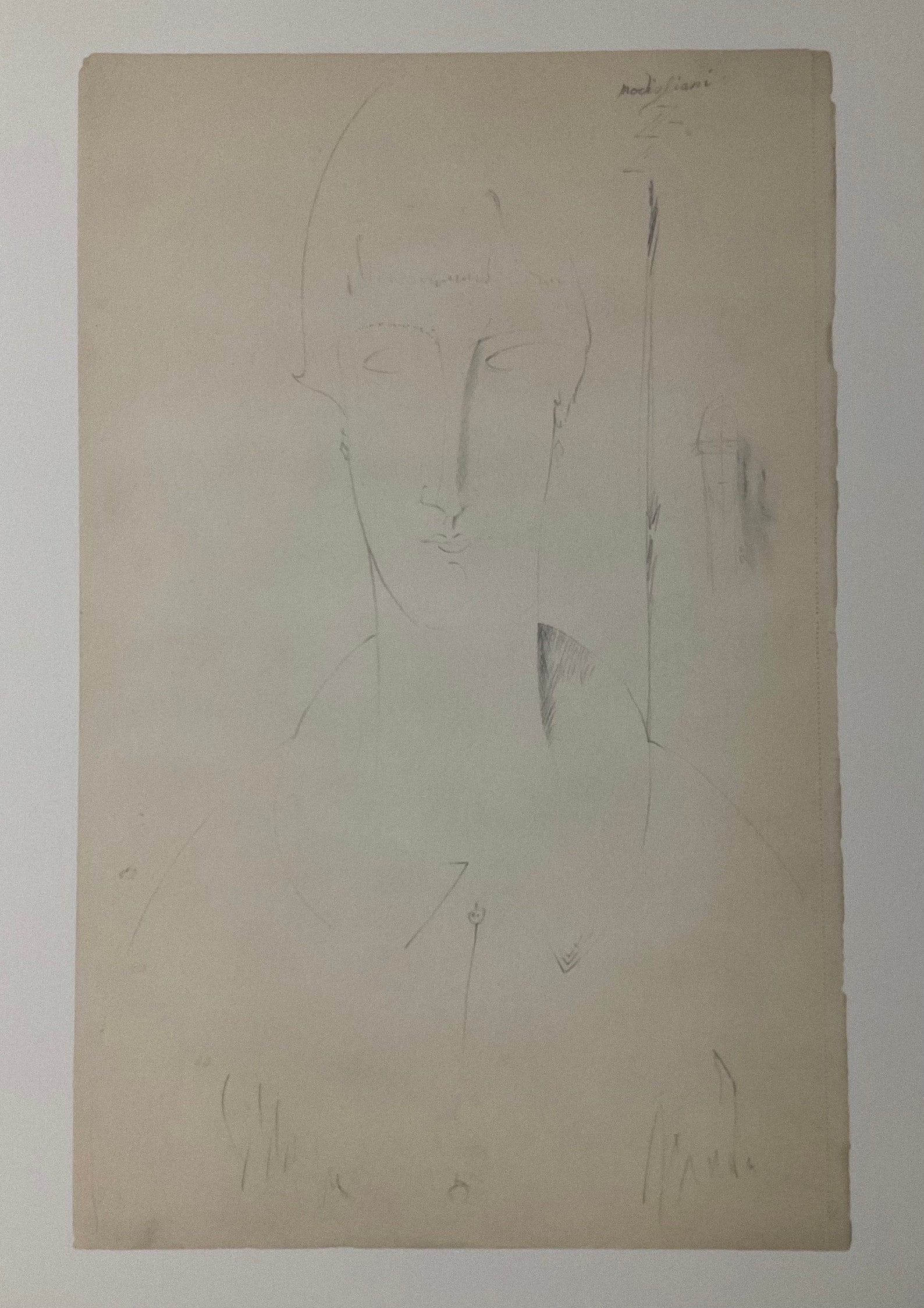 Amedeo Modigliani - Study of a Woman - Limited Edition Lithograph Cm ...