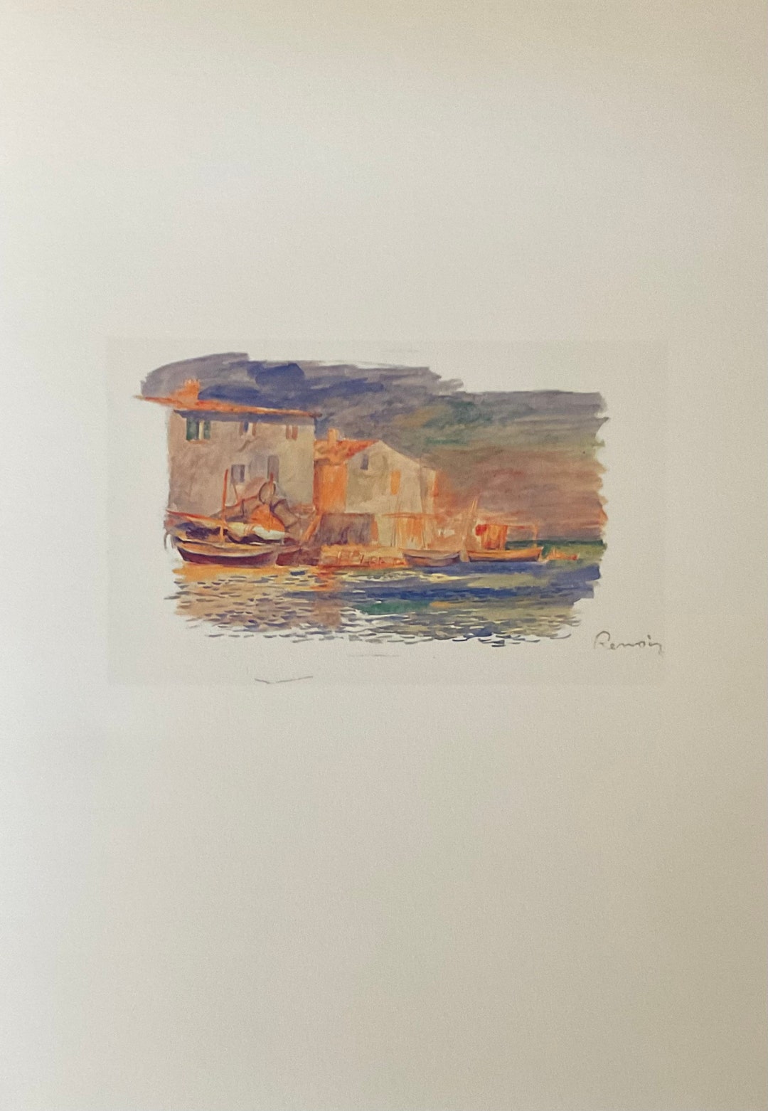 Auguste Renoir Lithograph Limited Edition 52x37 Cm - Etsy