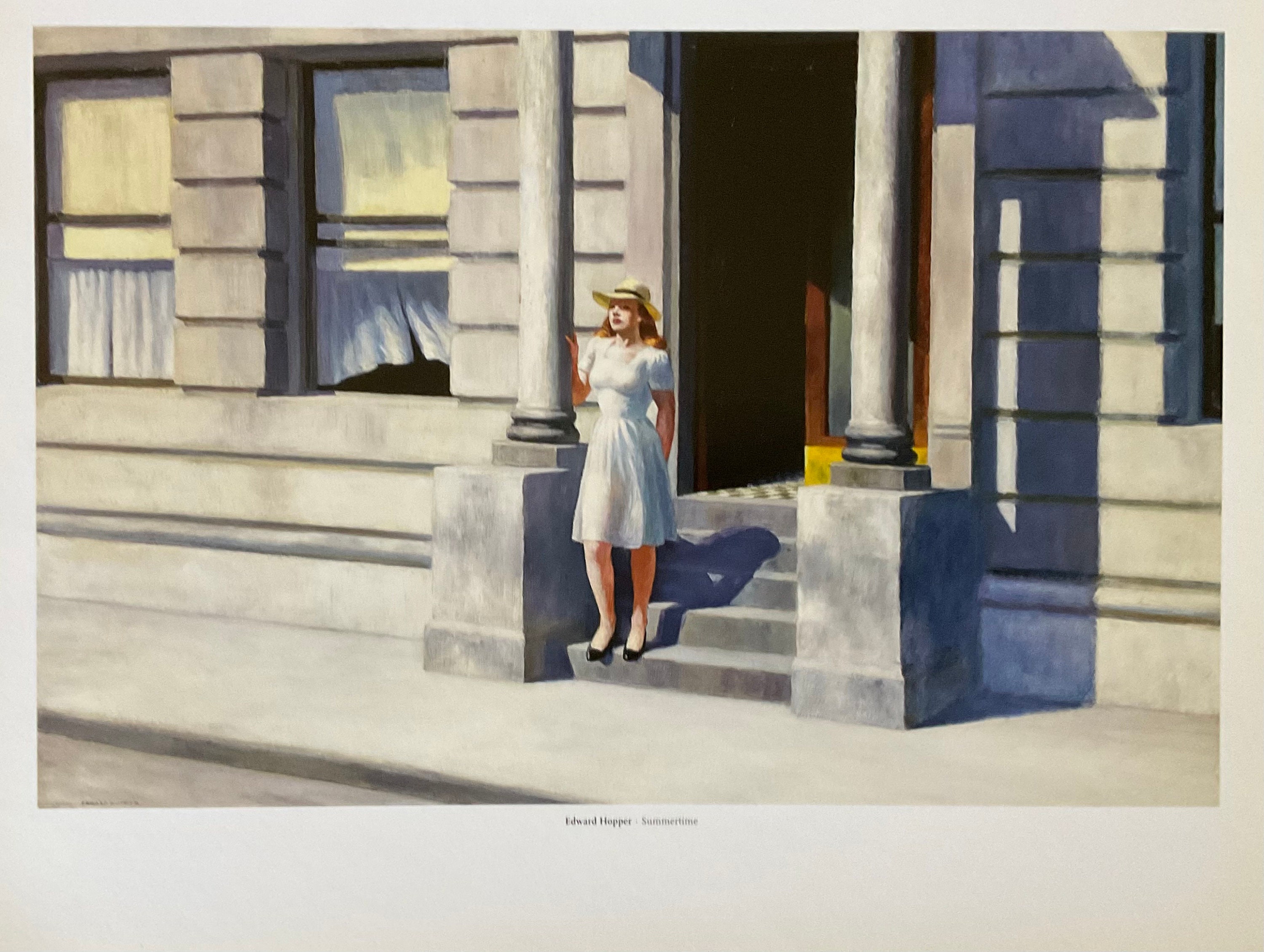 Edward Hopper - Summertime - Offset Lithograph Cm 36x28 Limited Edition ...