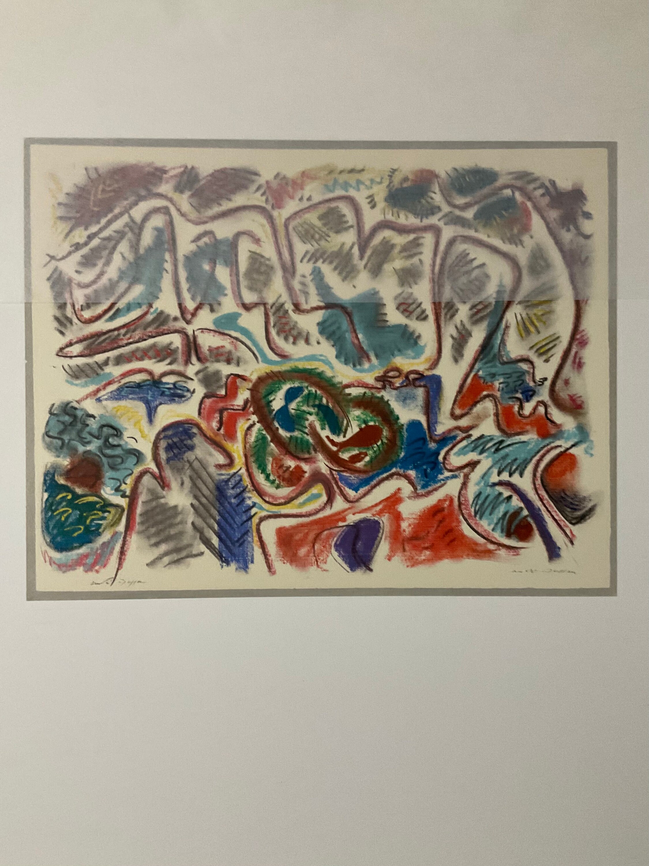 Andrè Masson Lithographie limitierte Auflage 52x37 cm, mit Zertifikat ...