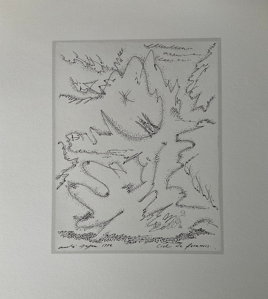 Andrè Masson - Ciel De Femmes - Limited Edition Lithograph Cm 52x37 ...