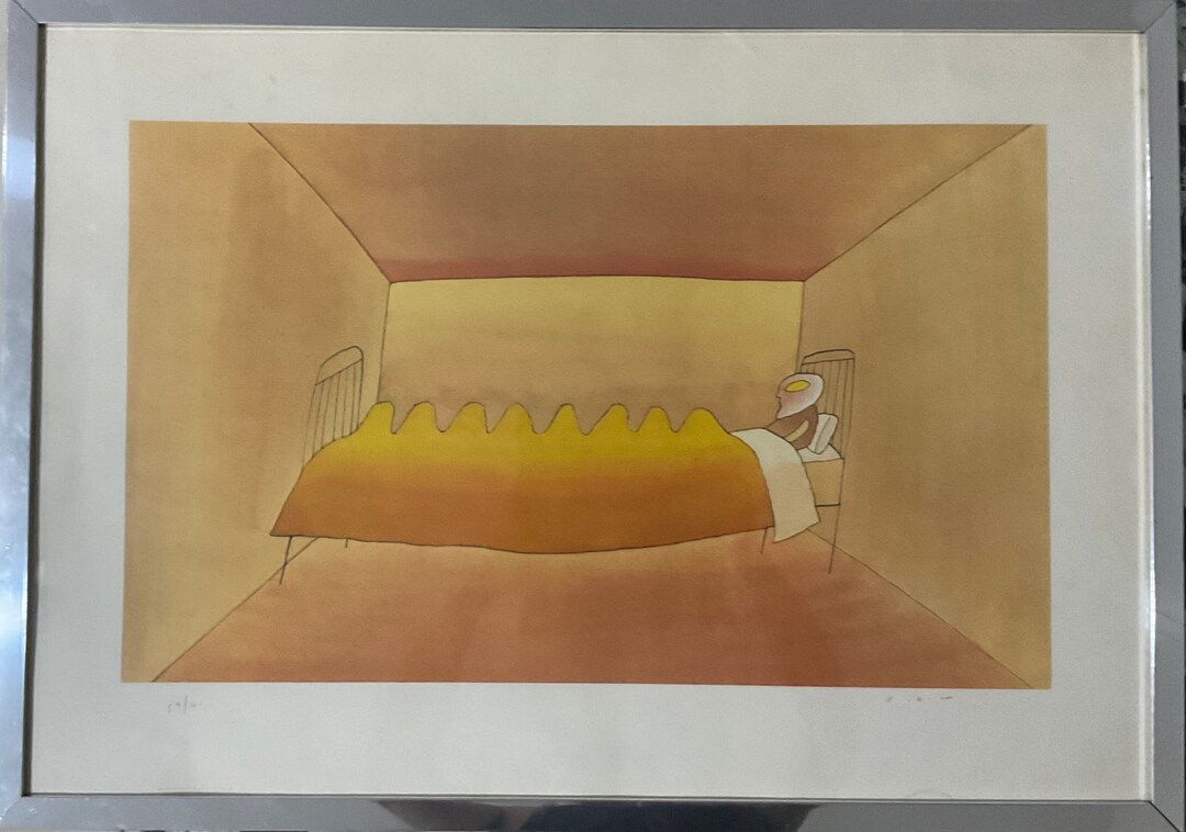 Jean-michel Folon Metamorphoses 1973, Limited Edition Lithograph 70x50 ...