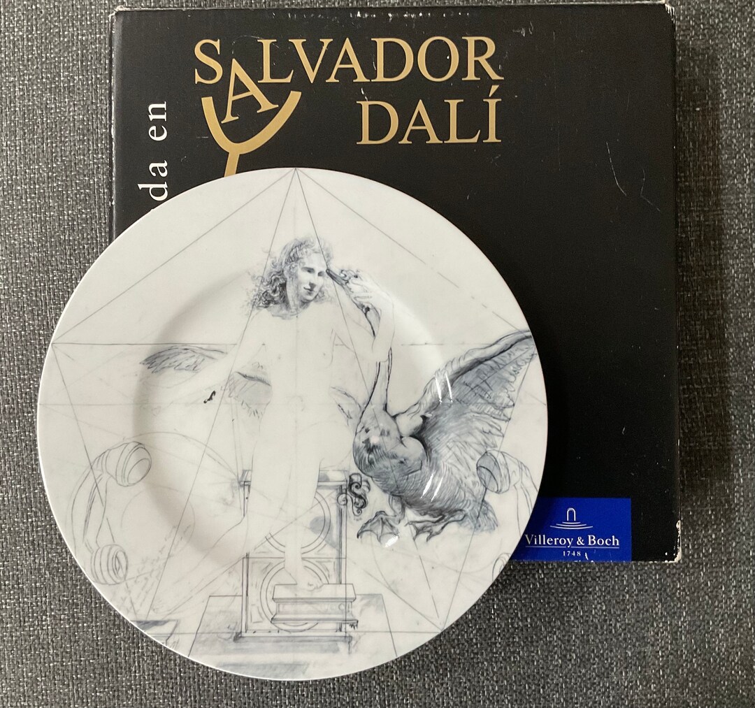 Salvador Dali Porcelain Plate, Limited Edition, Cm 22 - Etsy