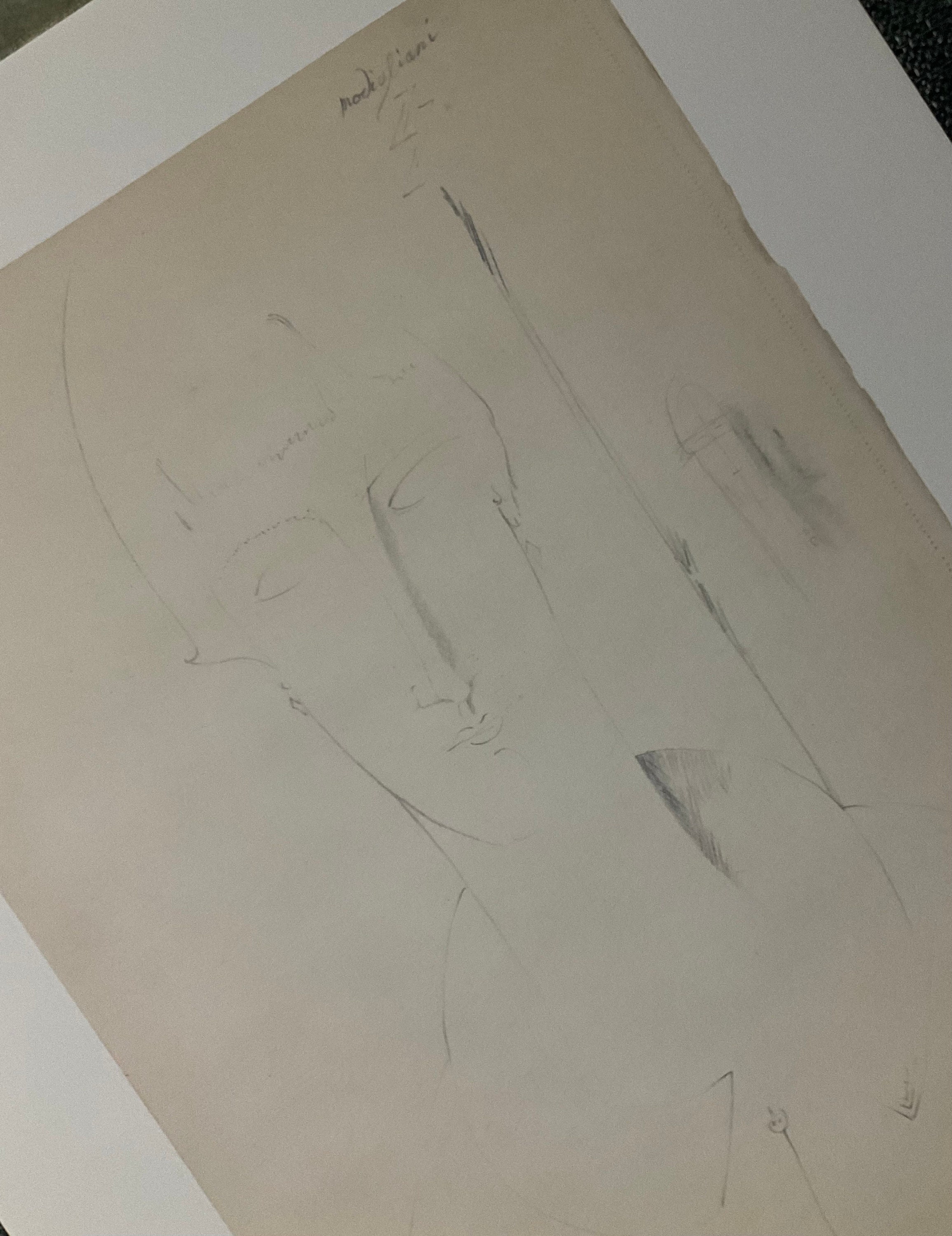 Amedeo Modigliani - Study of a Woman - Limited Edition Lithograph Cm ...