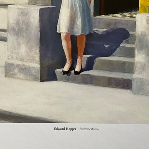 Edward Hopper - Summertime - Offset Lithograph Cm 36x28 Limited Edition ...